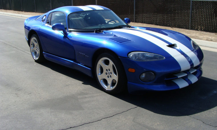 1996 Dodge Viper GTS - Blue/White Stripes | American Supercars