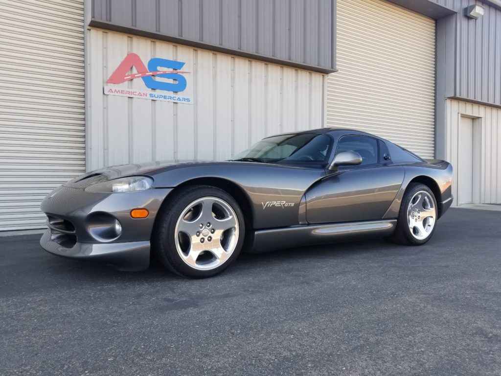 2002 Dodge Viper GTS - Graphite Gray Metallic/Black | American Supercars
