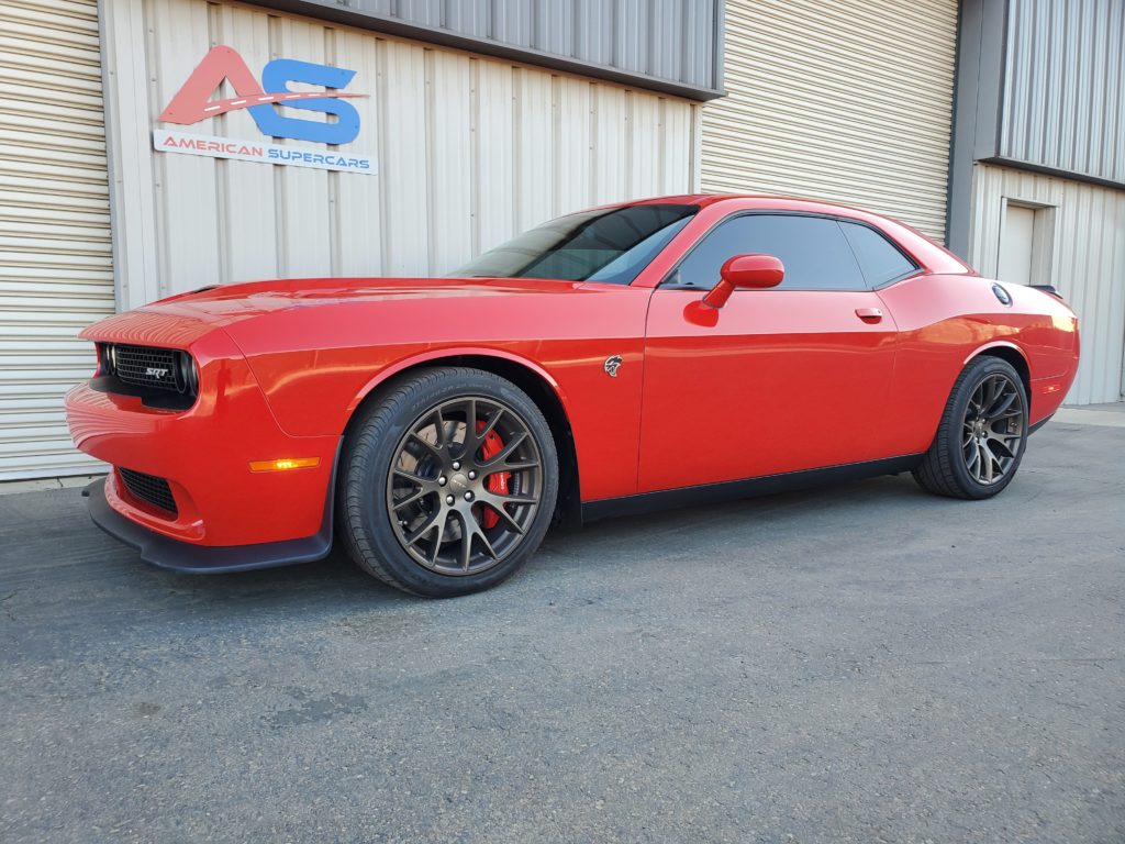 2016 Dodge Challenger SRT Hellcat - Red/Sepia | American Supercars